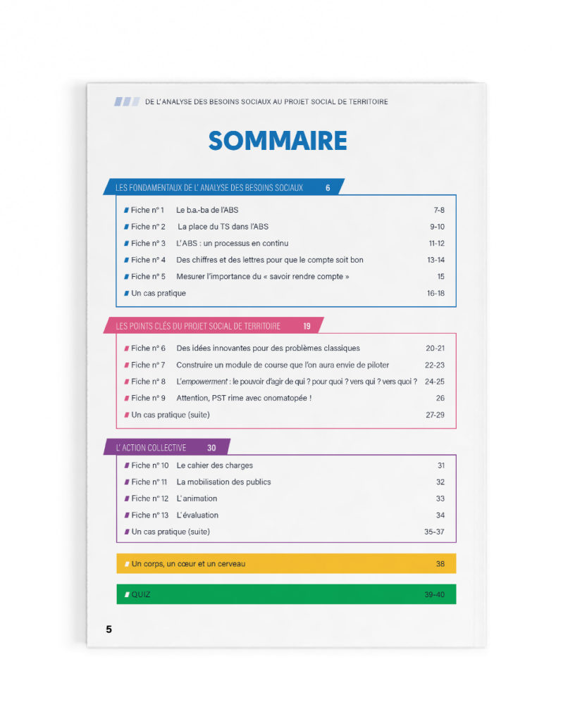 De l’analyse des besoins sociaux au projet social de territoire ...